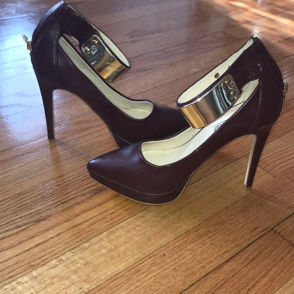 Anne Michelle | Shoes | Anne Michelle Burgundy High Heels | Poshmark